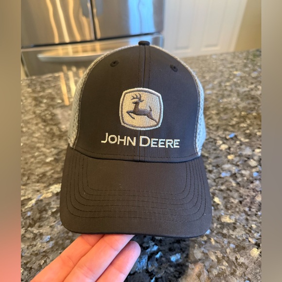 John Deere | Accessories | John Deere Baseball Cap Black And Gray ...